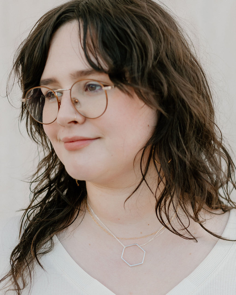 Hexagon Necklace – Laura Elizabeth
