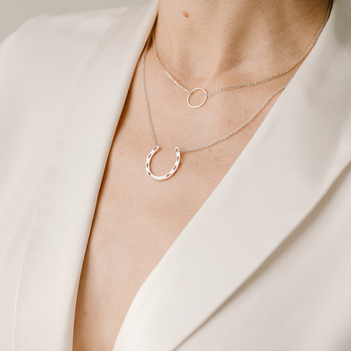 Lady Luck - Horseshoe Good Luck Charm Necklace Handmade Mom Gifts ...